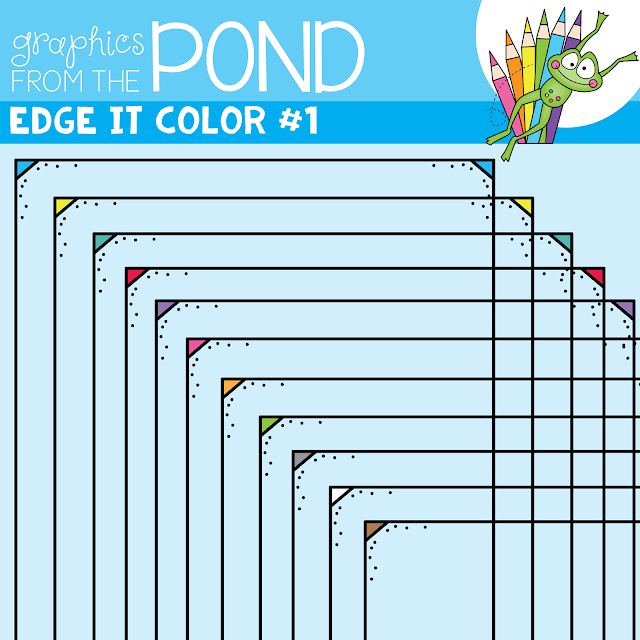 Rainbow Edge It Frames | From the Pond