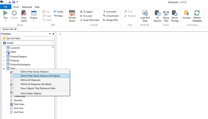 Power BI: Visualizing the filter/evaluation context