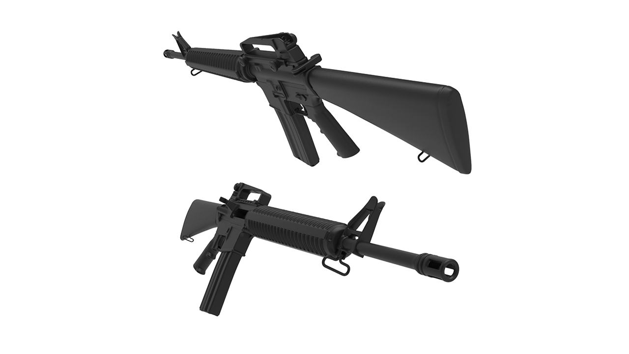 M16 3D Printing Model | Layth Jawad