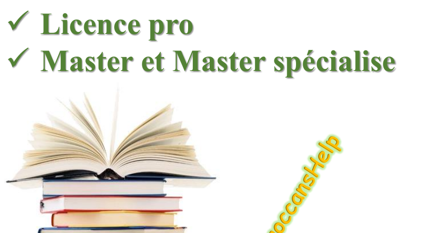 Concours Master et licence profesionnelle ENS - MoroccansHelp