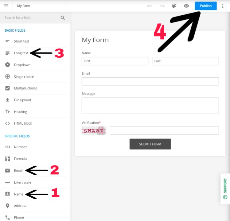 Cara memasang formulir contact us dan membuat halaman contact us di blog