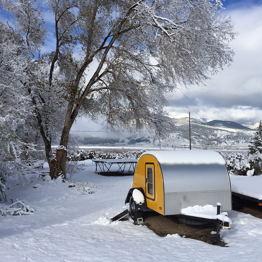 Tiny Yellow Teardrop: Friday Teardrop Photo
