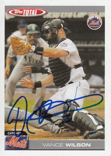 Daily Autograph: Vance Wilson