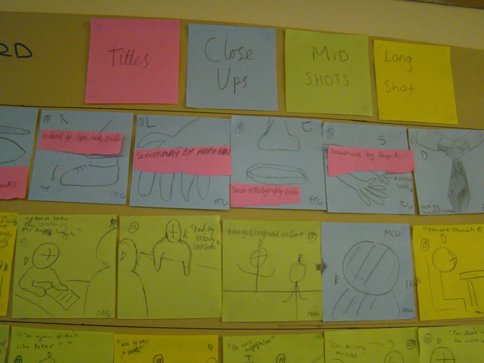 Sayo's Media Blog: R + P Post 12: Our Storyboard