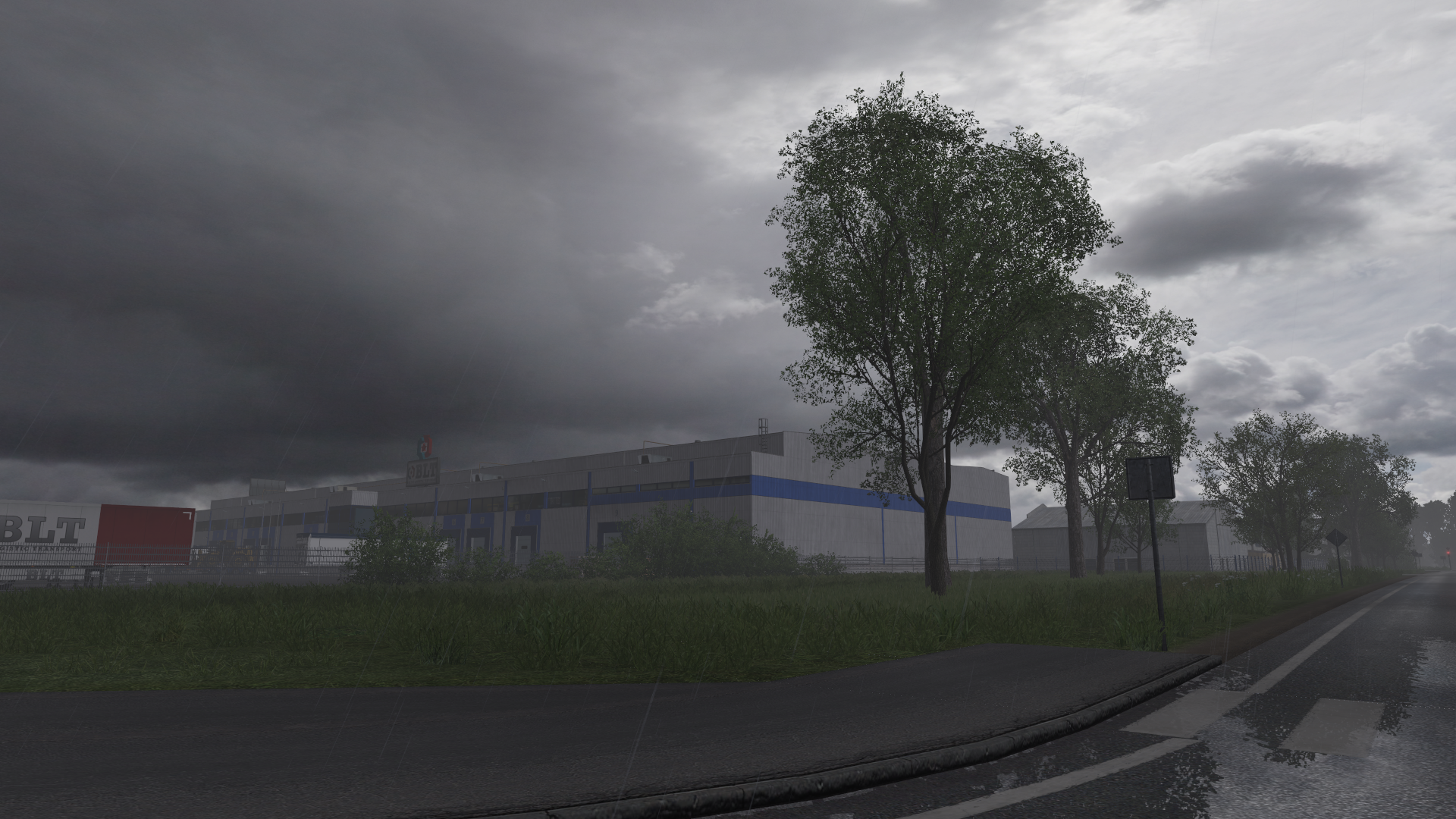 Realistic Rain v3.7.2 - Euro Truck Simulator 2 Mod World