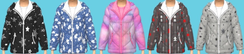 Annett's Sims 4 Welt: Winter Jacket for Kids & Toddlers