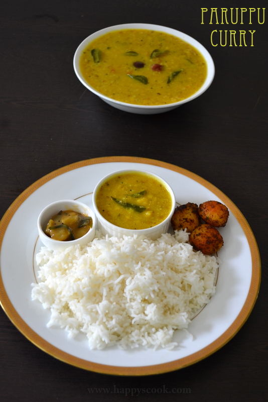 Paruppu Kuzhambu Recipe | Paruppu Curry with Tuvar Dhal | Happy's Cook