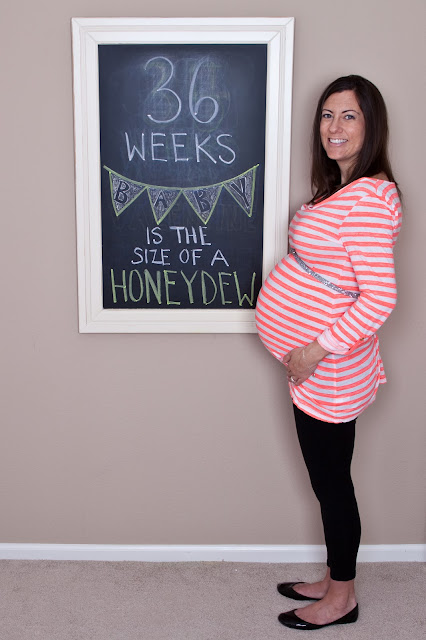 Bumpdate: 36 Weeks - Klein dot Co