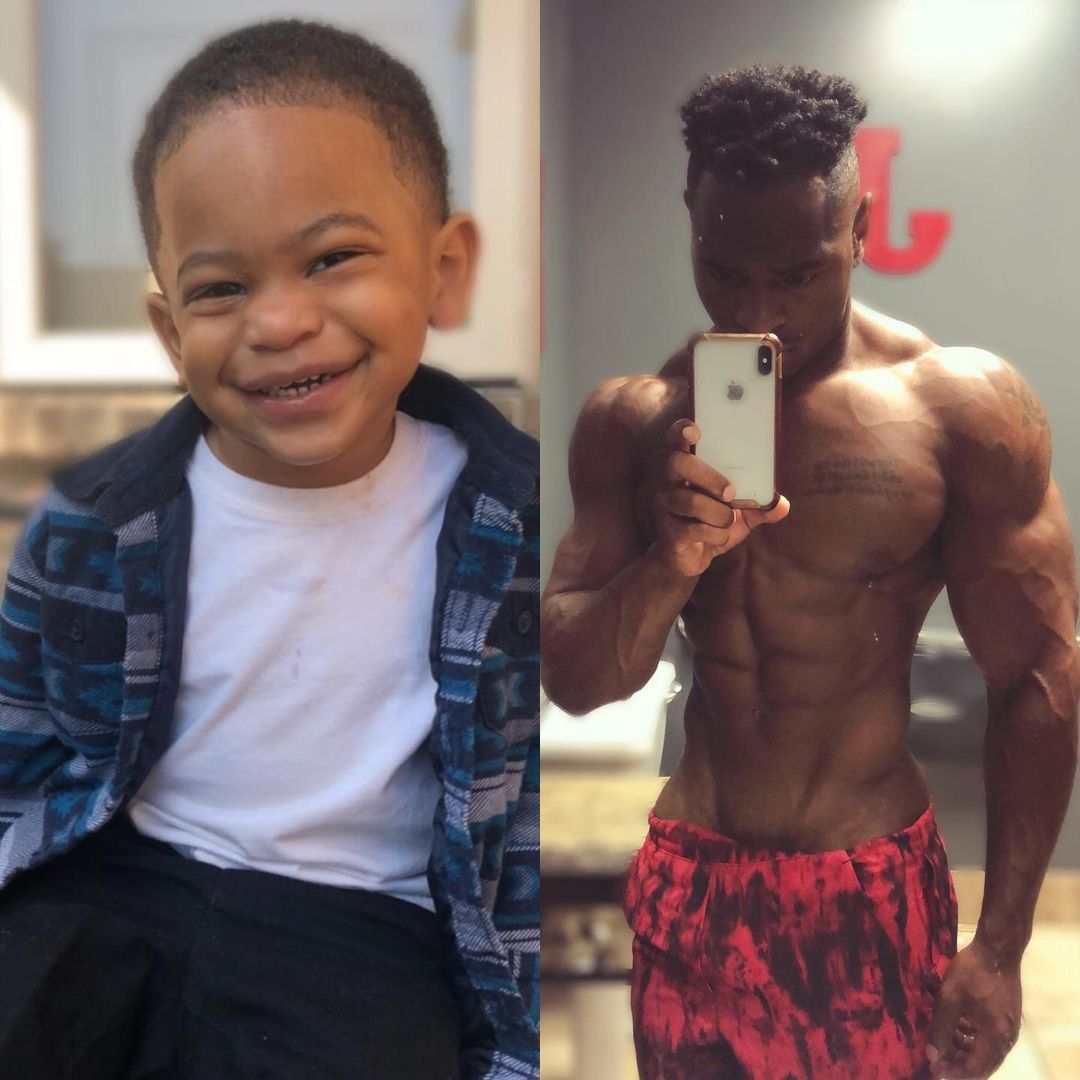 Pictures of Caleb Whitehorn and his son, Julian