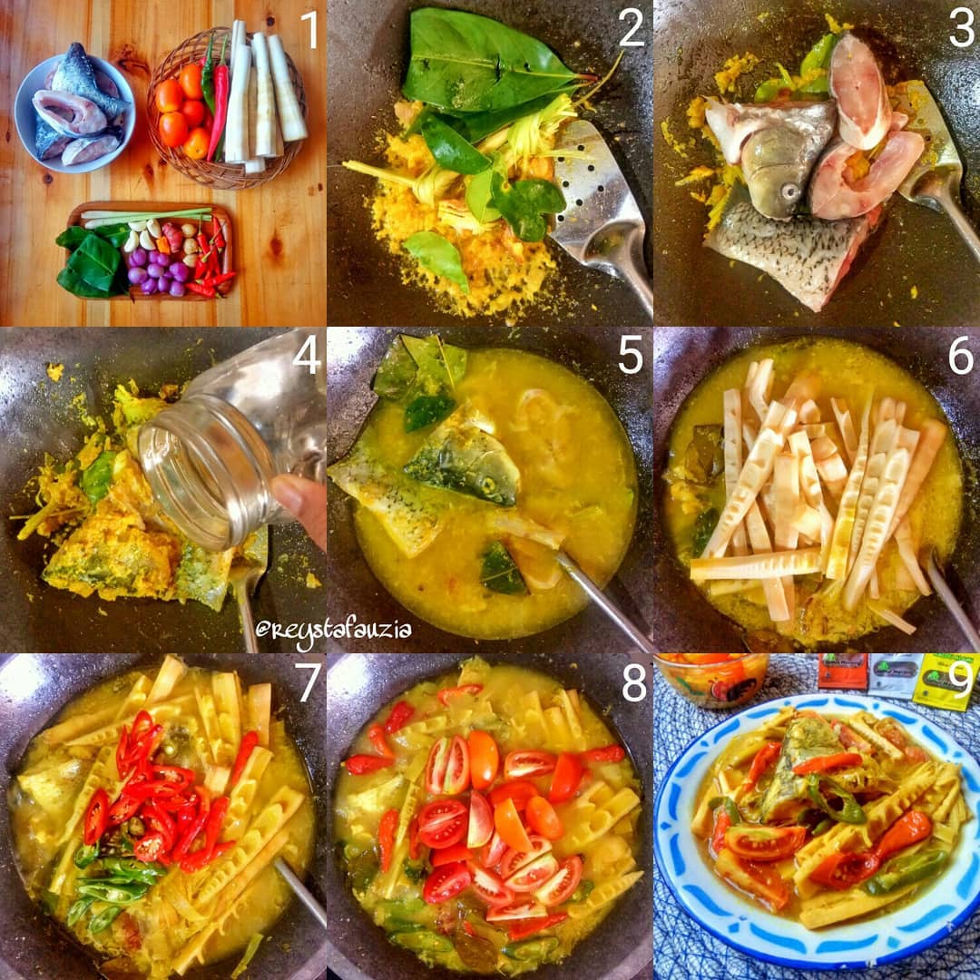 IKAN MAS KUAH ASAM KUNING - resep masakan hits