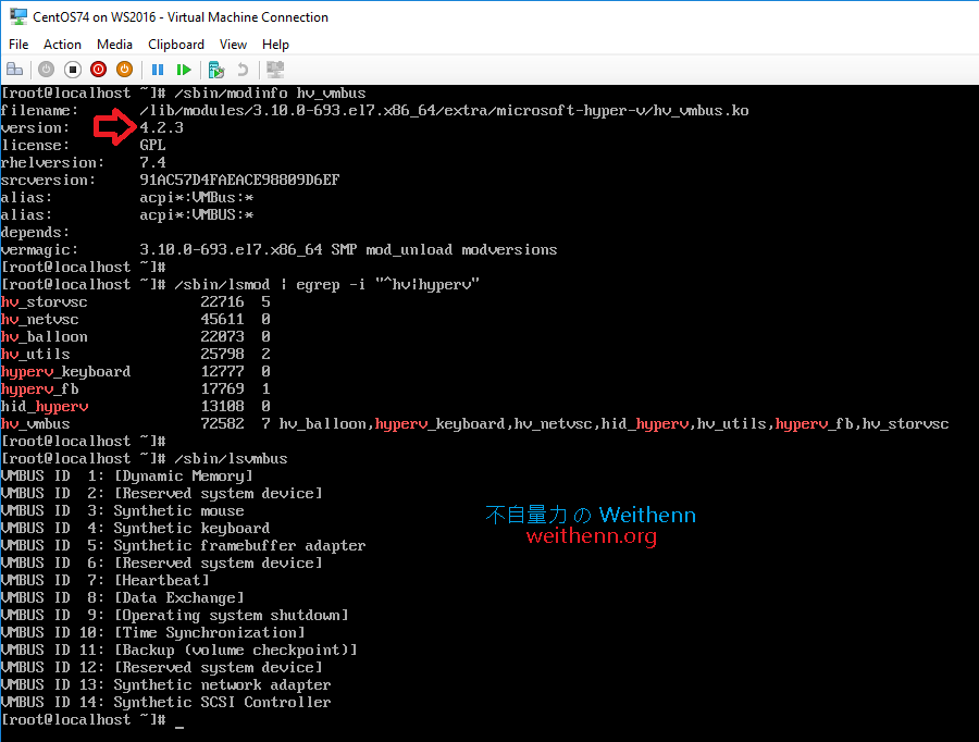 CentOS 7.4 基礎設定 (1) - 安裝整合服務並建立一般使用者帳號 ~ 不自量力 の Weithenn