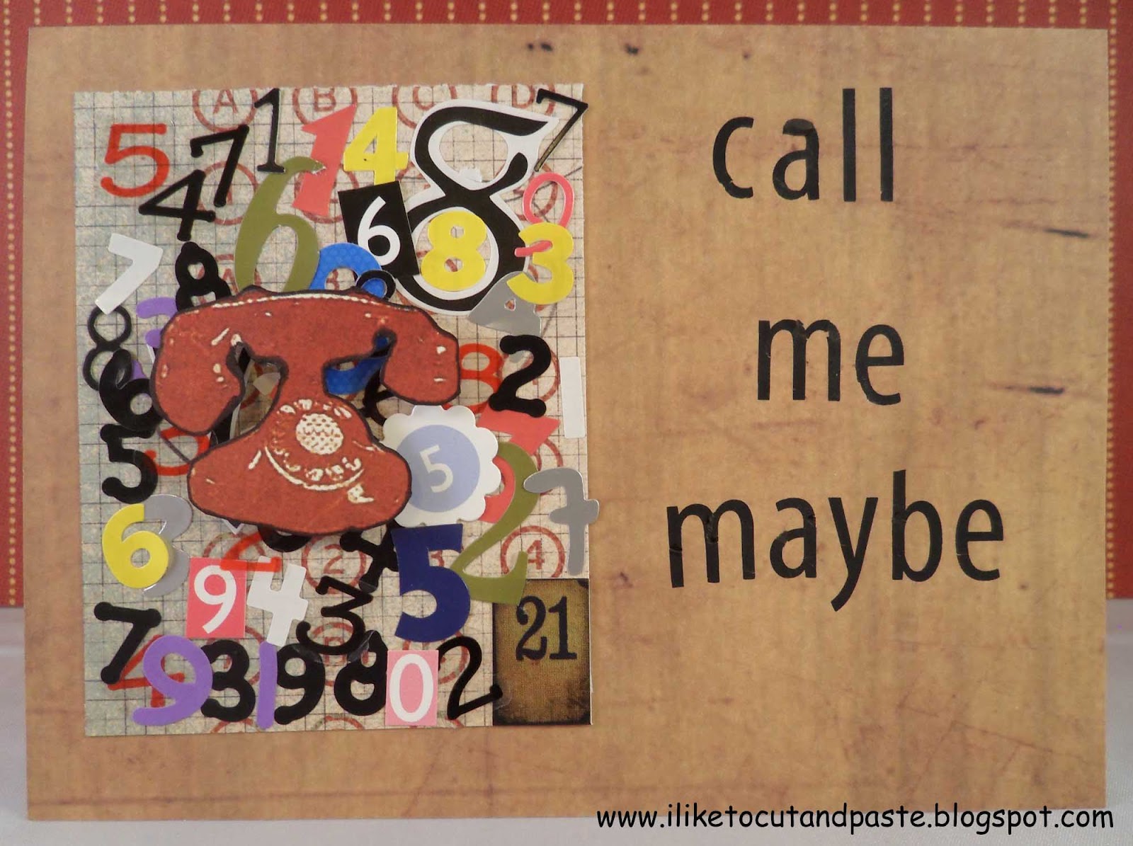 I like to cut and paste: Call Me Maybe!