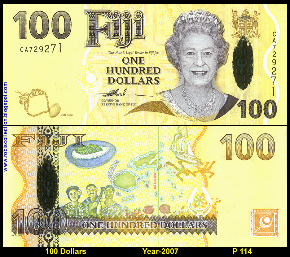 POLYMER BANKNOTE COLLECTION: FIJI
