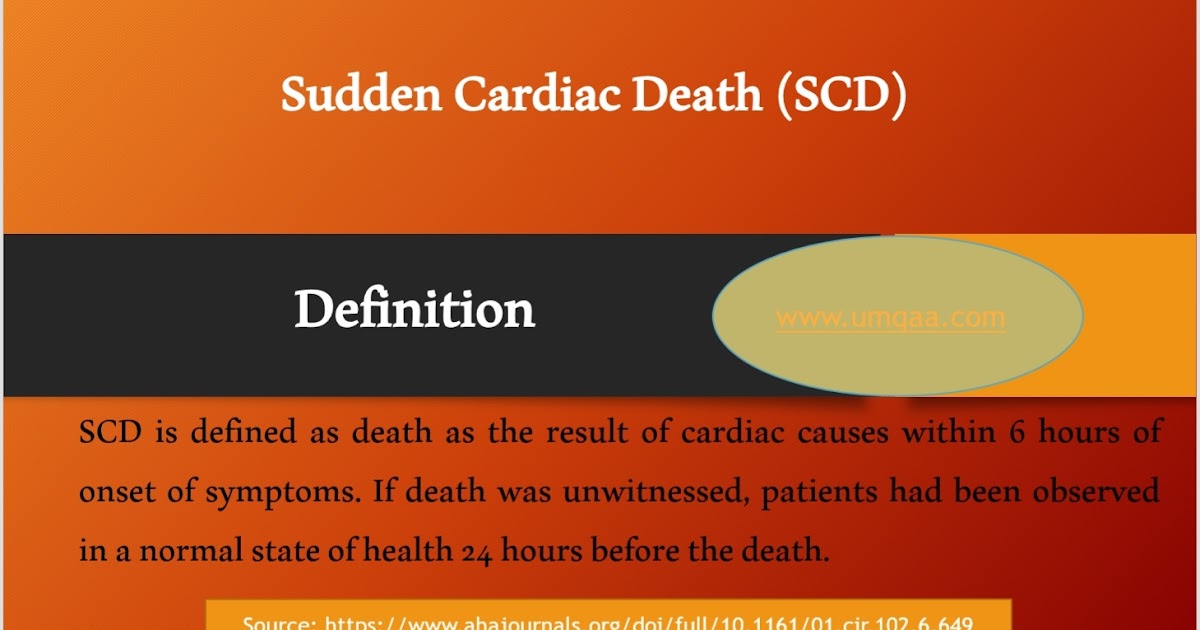 What are the causes of sudden cardiac death (SCD) in patients with ...