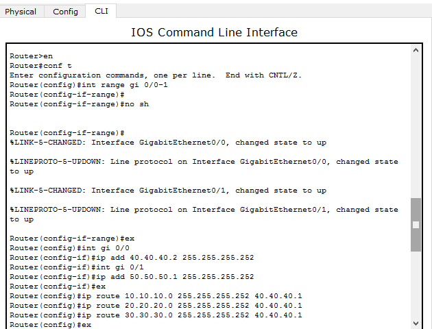 belajar routing: Cara Mengkonfigurasi 4 - 6 Router