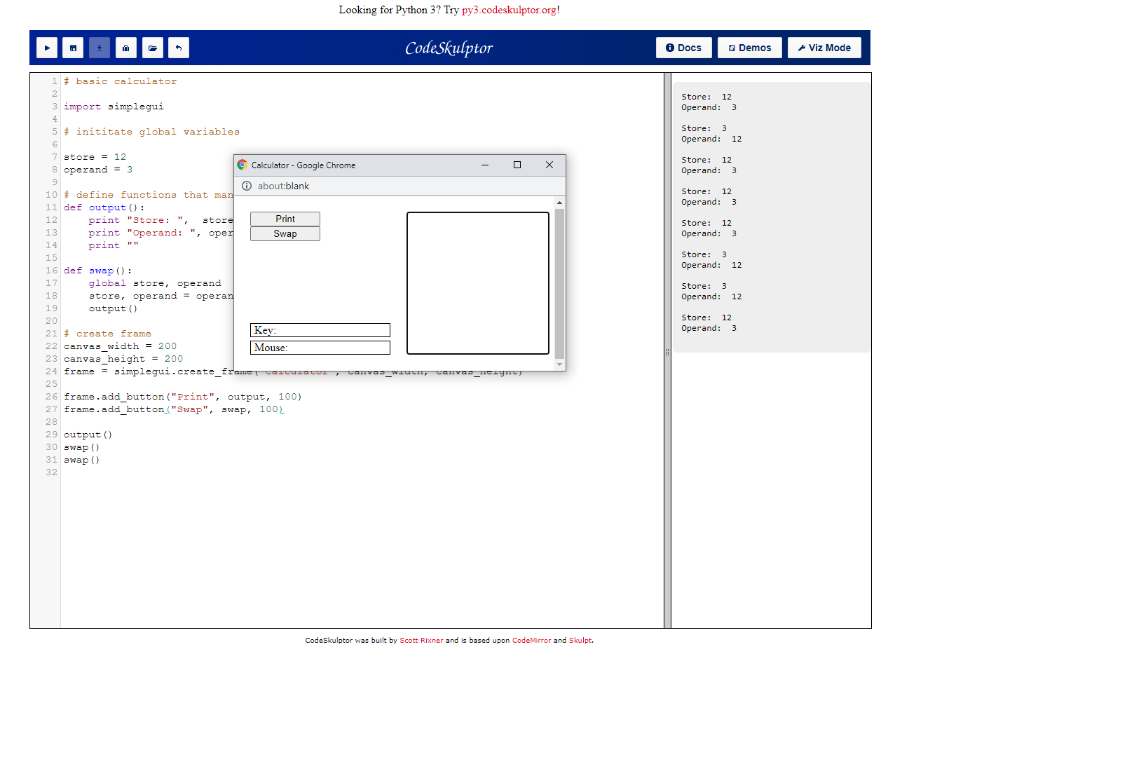 Reviewing SimpleGui & Fundamental Computing