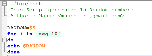 How to Generate Random Numbers in Linux Shell Scripting with an index ...