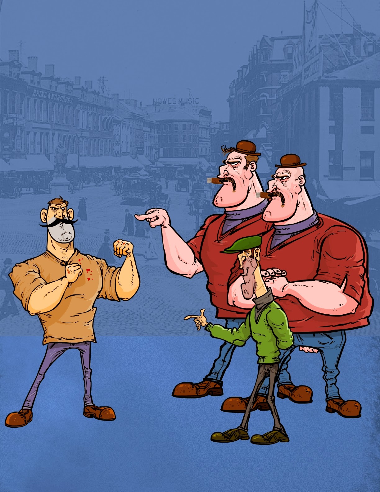 Joe Corrao * 4 Eyed Animation: John L. Sullivan; Boston Strong Boy