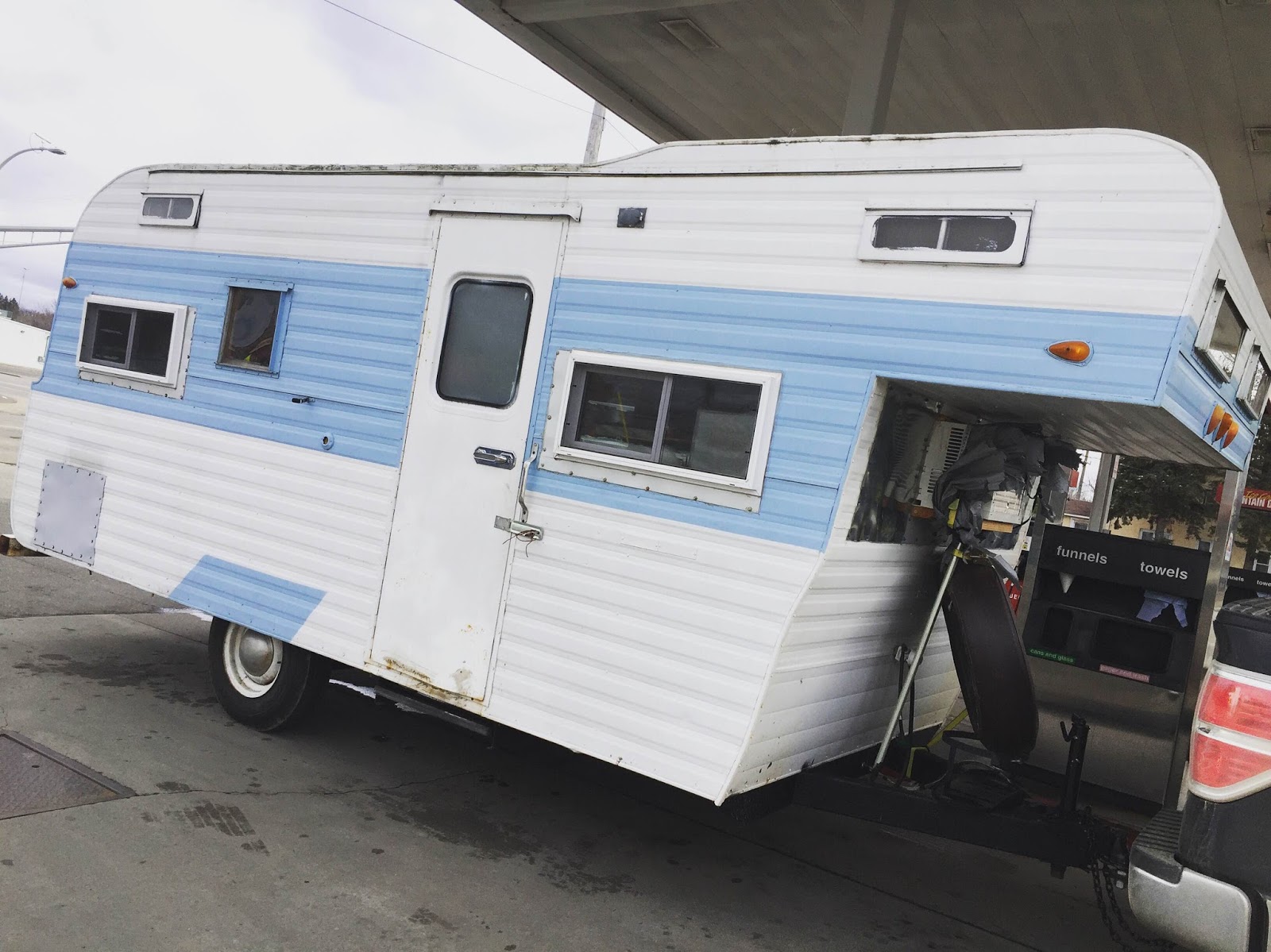 Introducing our 1963 Holiday Rambler Cab-Over | The Dabbling Crafter