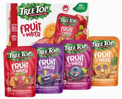 Tree Top Introduces New Fruit+Water Pouches | Brand Eating. Your Daily ...