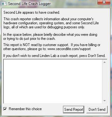 Tutoriais Second Life: ::: Limpando todas as configurações e Crash ...