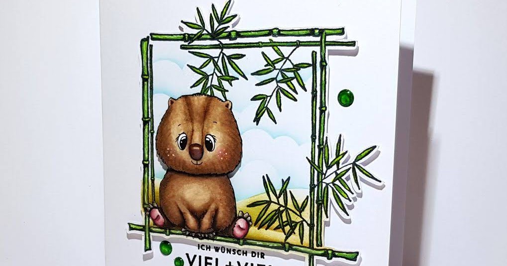 Claudia's Karteria: Glücks-Wombat | Wombat of Luck ~ Whimsy Stamps ...