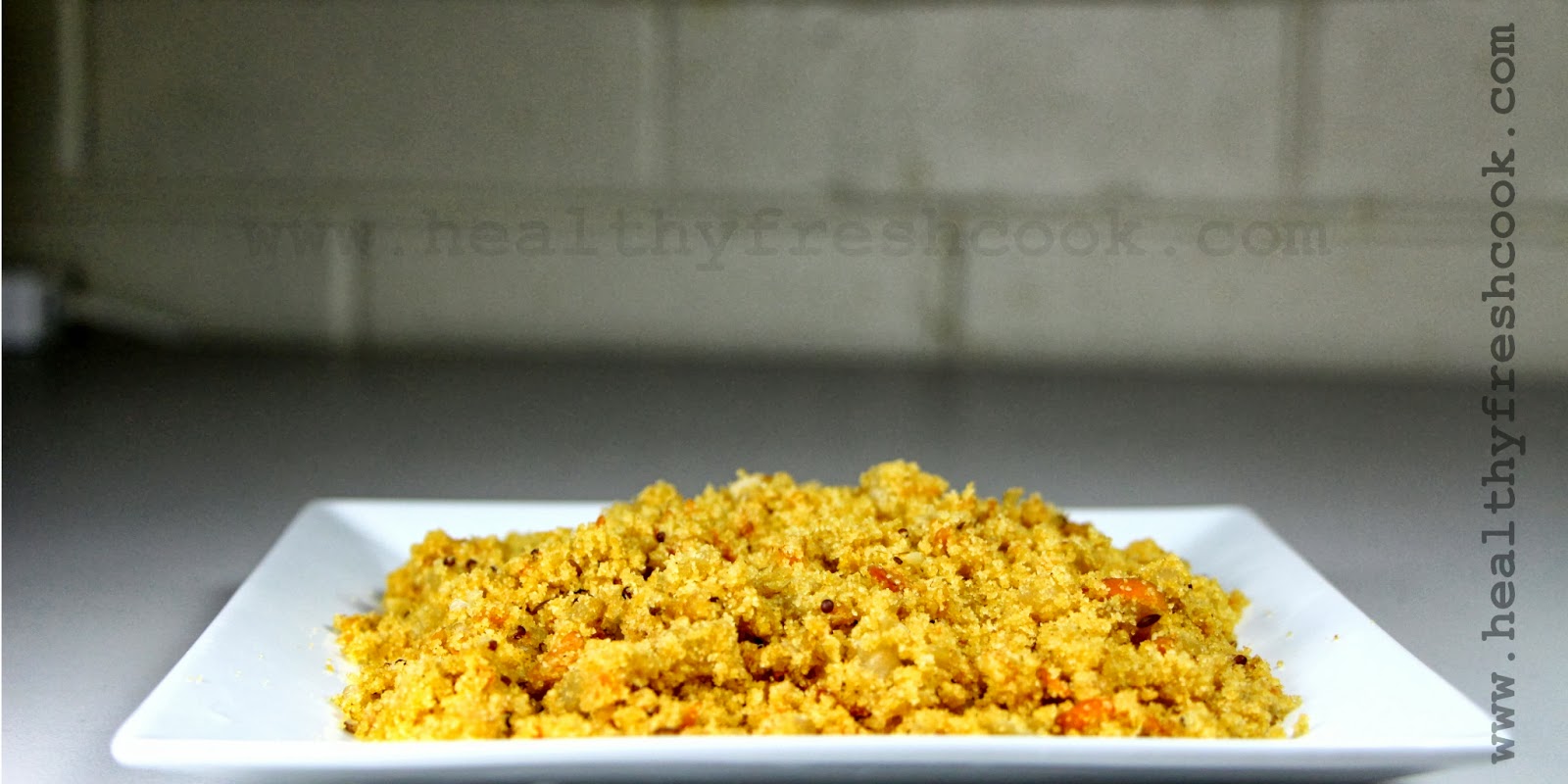 Healthy Fresh Cook: Vegetable Semolina Upma / Rava Upma
