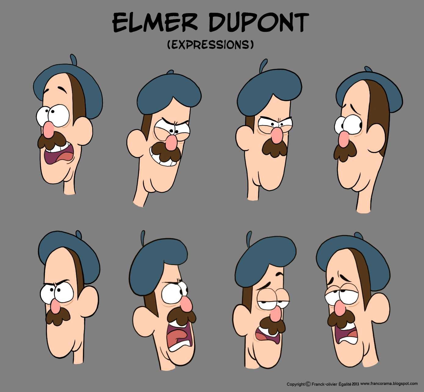 Franco's Blog | Gravity falls characters, Character design references ...