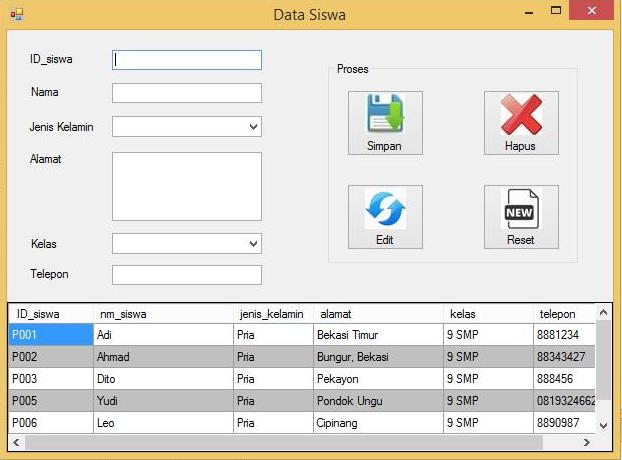 Modul koneksi VB ke Ms Access ~ SIMEGAPROBIRU