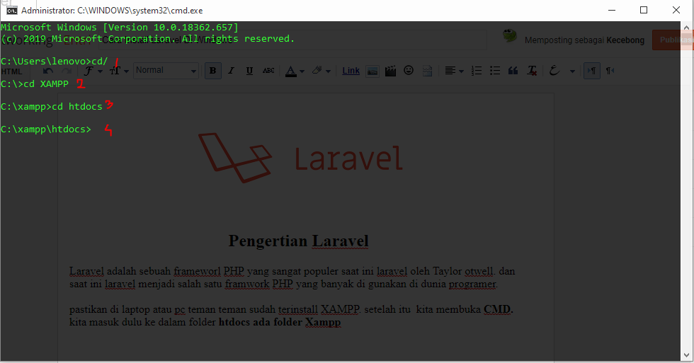 Cara Install Laravel Di Windows - kecebongtamfan.blogspot.com