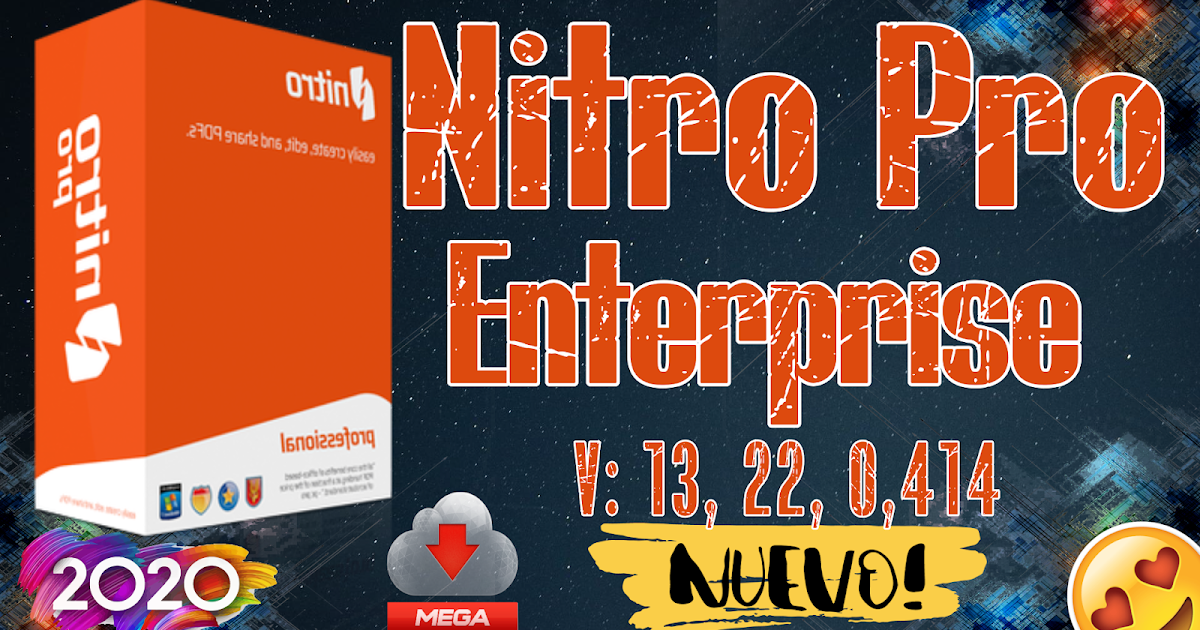 DISCOGRAFIAS MUSICALES: Nitro Pro Enterprise v13.22.0.414 + Portable