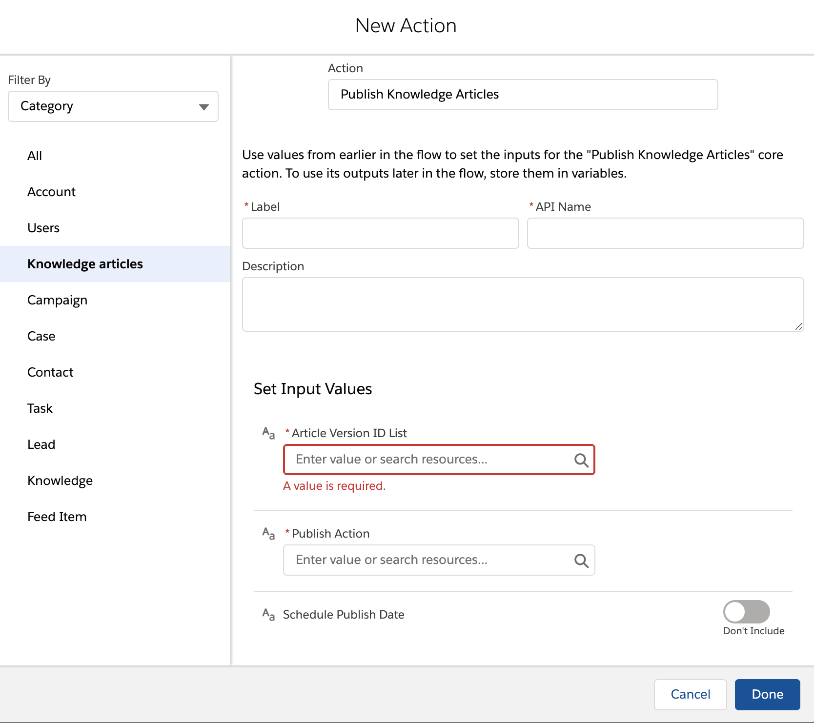How to use Knowledge Actions in Lightning Flow | Technical Potpourri ...