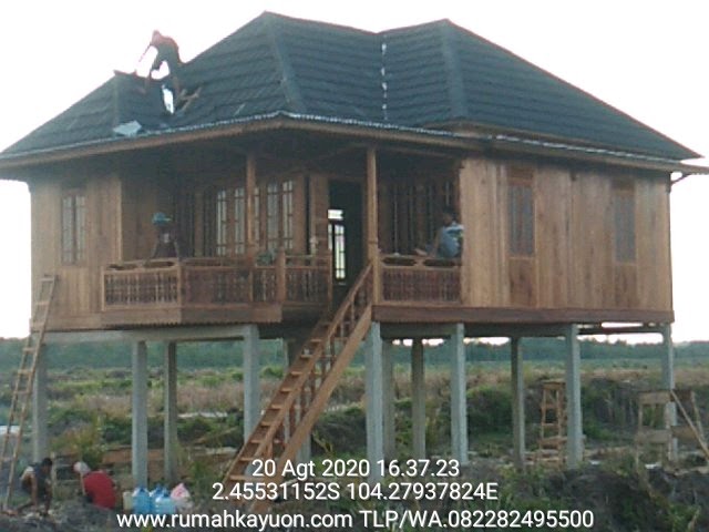 Rumah Kayu Bongkar Pasang Palembang #082282495500