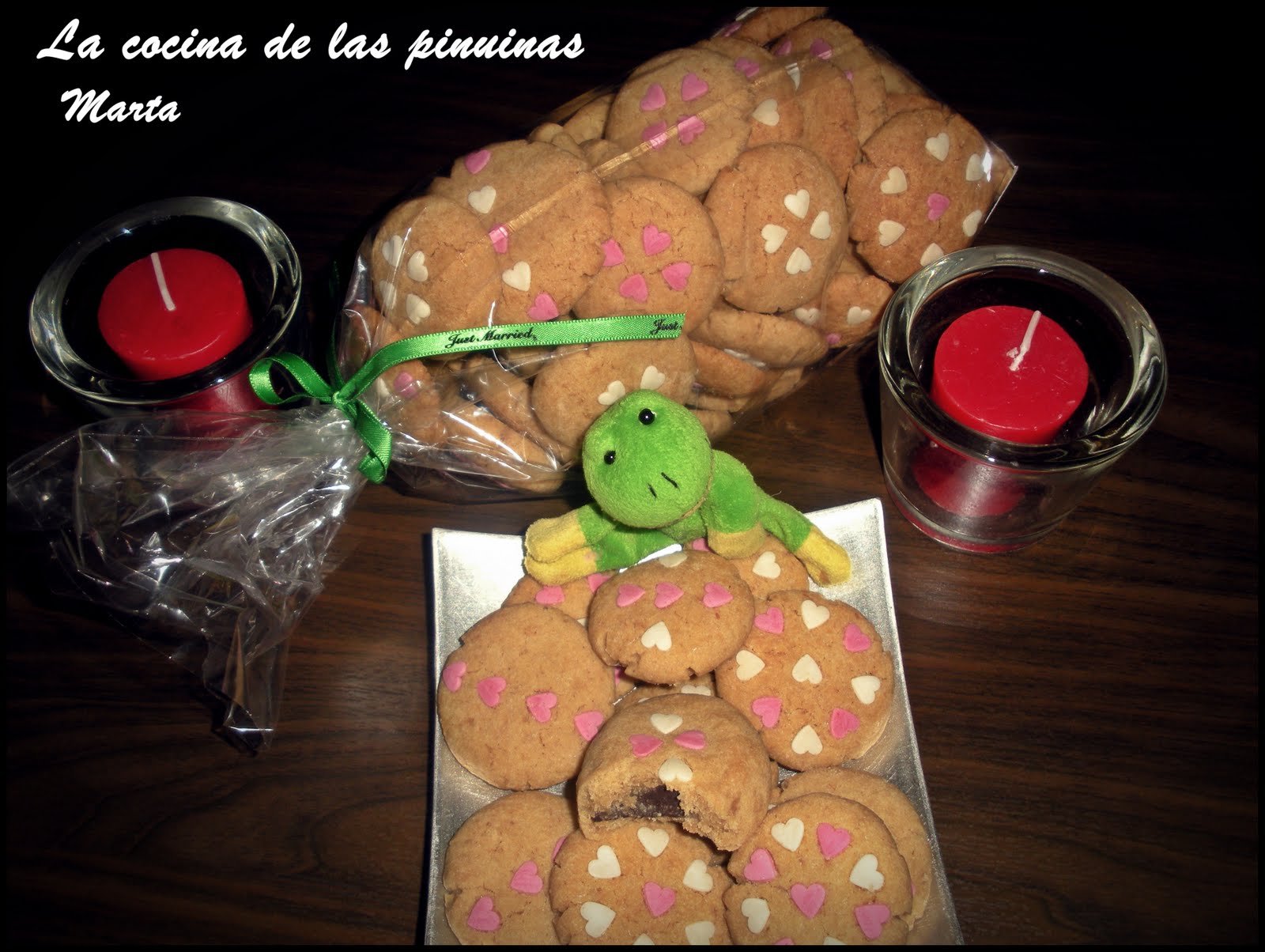 LA COCINA DE LAS PINUINAS: Galletas con corazón de menta...