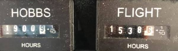 Time: Hobbs, tach, flight ...