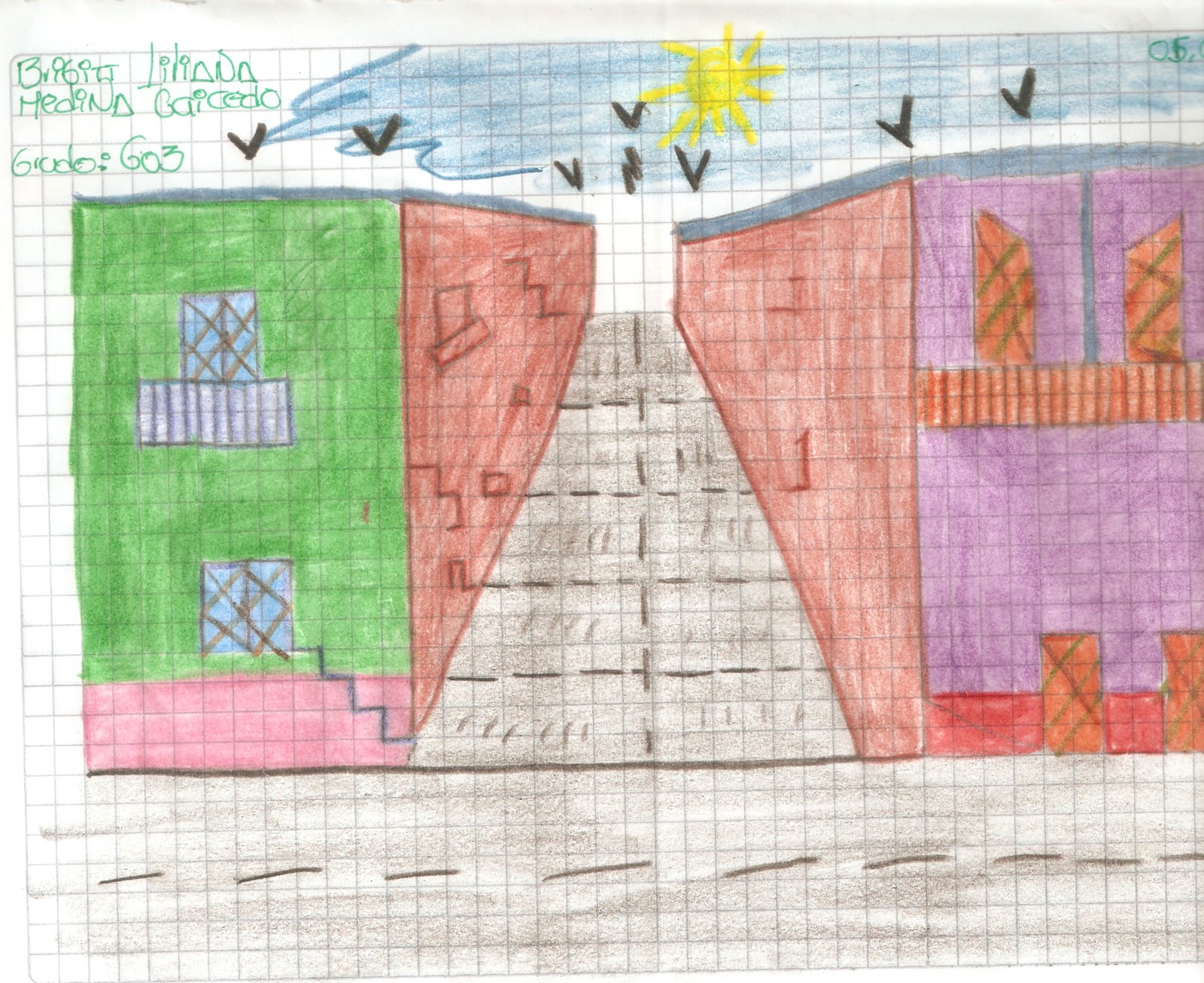 Puerto Bogotá Hoy1: Grado 6-03, dibujos para resaltar