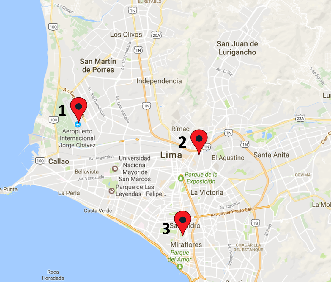 Recorrido en Lima, Perú ~ All you need is a map ☁☼