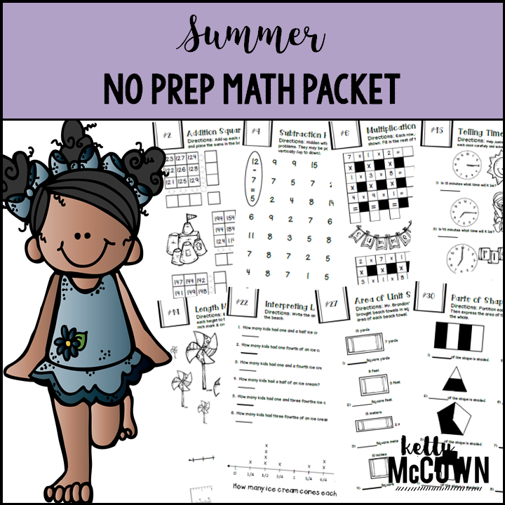 Kelly McCown: 3rd Grade Summer Math Review