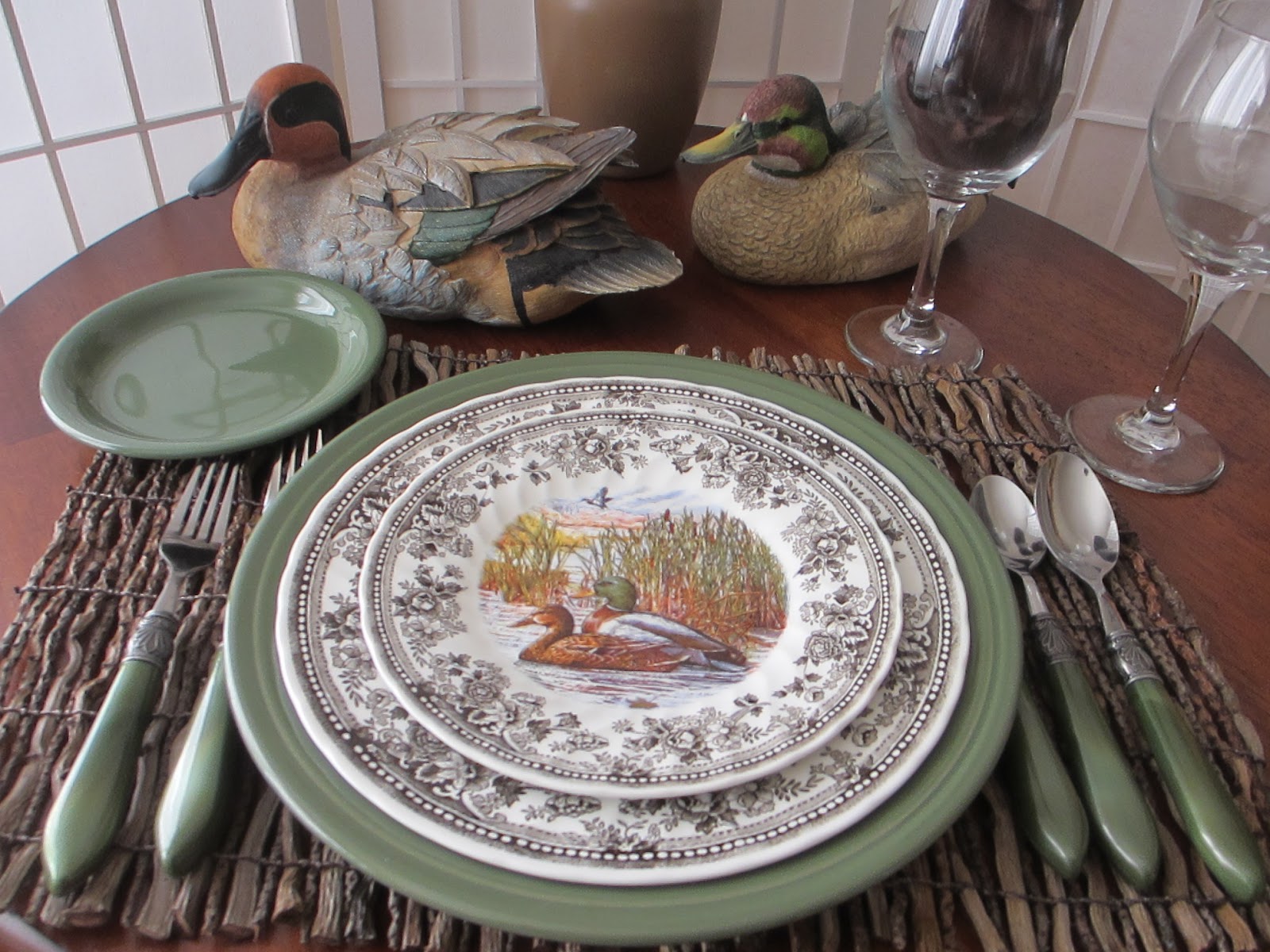 Table for One: Autumn Ducks Table