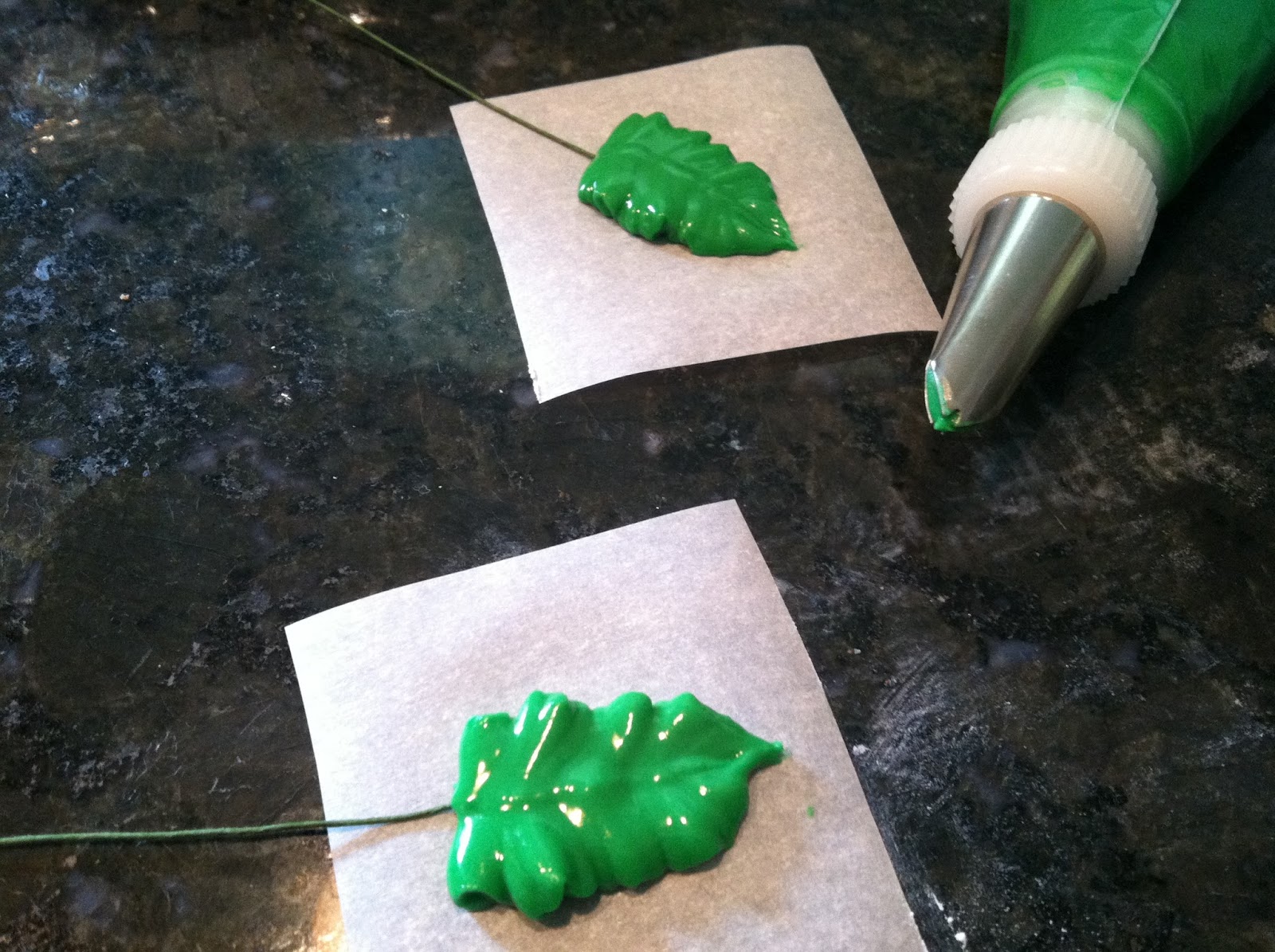 The Iced Queen: Attaching Stems to Royal Icing Flowers