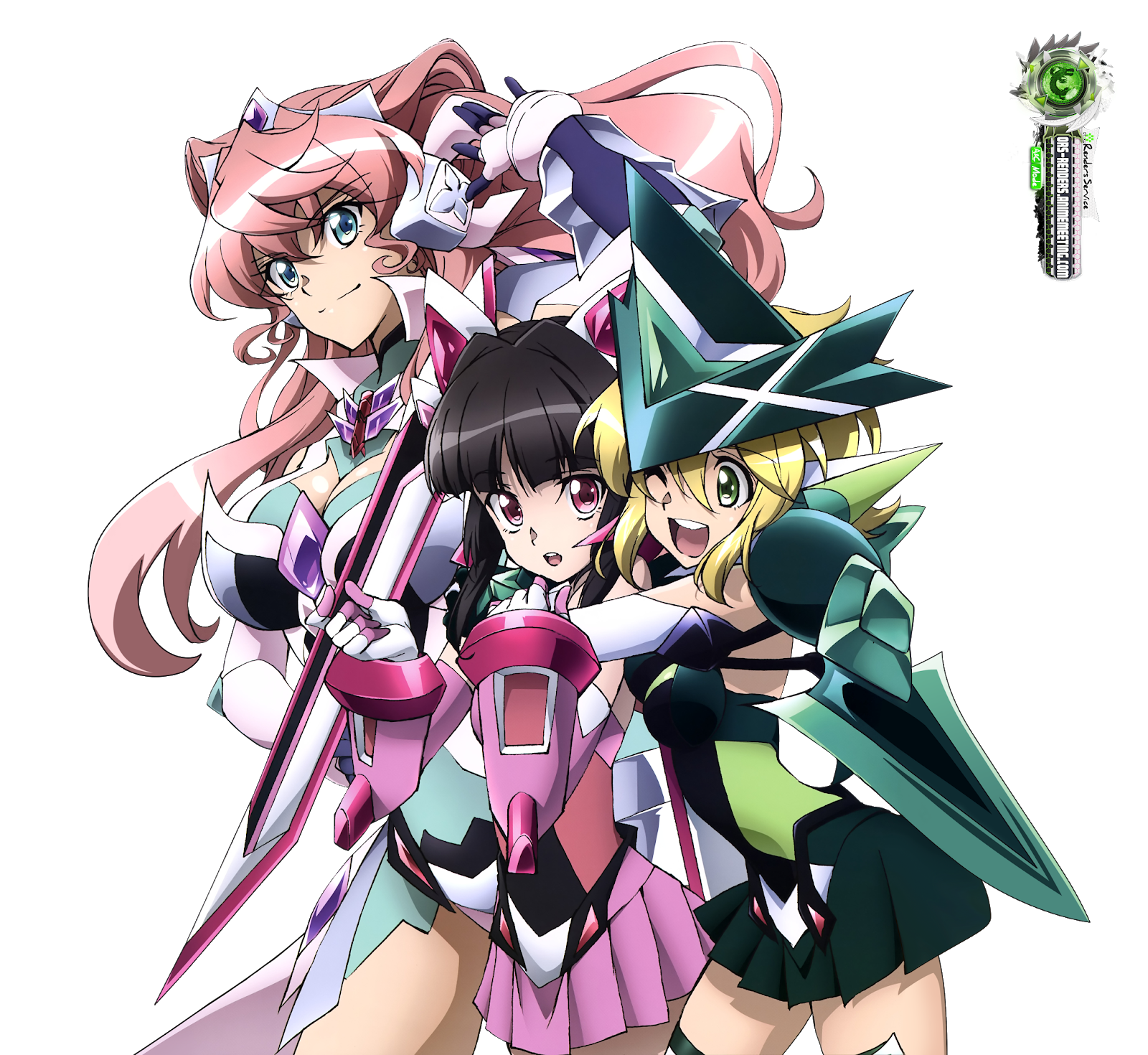 Symphogear:Maria+Shirabe+Kirika Cute Simple HD Render
