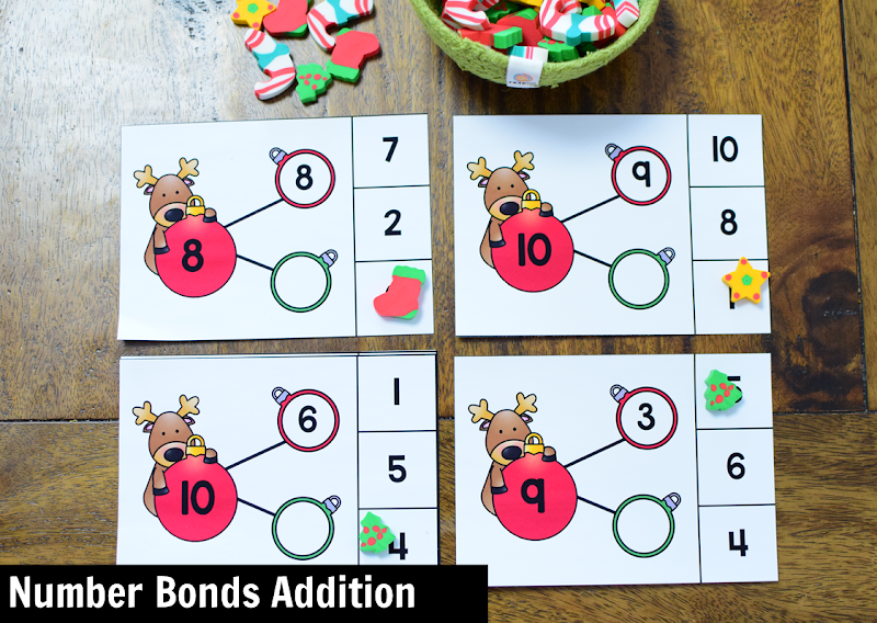 Kindergarten Math Center for December | The Pinay Homeschooler