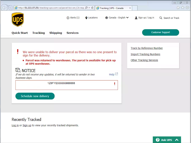 Metadata Consulting [dot] ca: UPS Phishing Email with subject Please ...