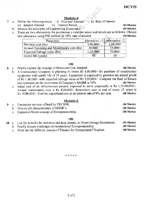 Visvesvaraya Technological University B.E. Civil Engineering (CBCS ...