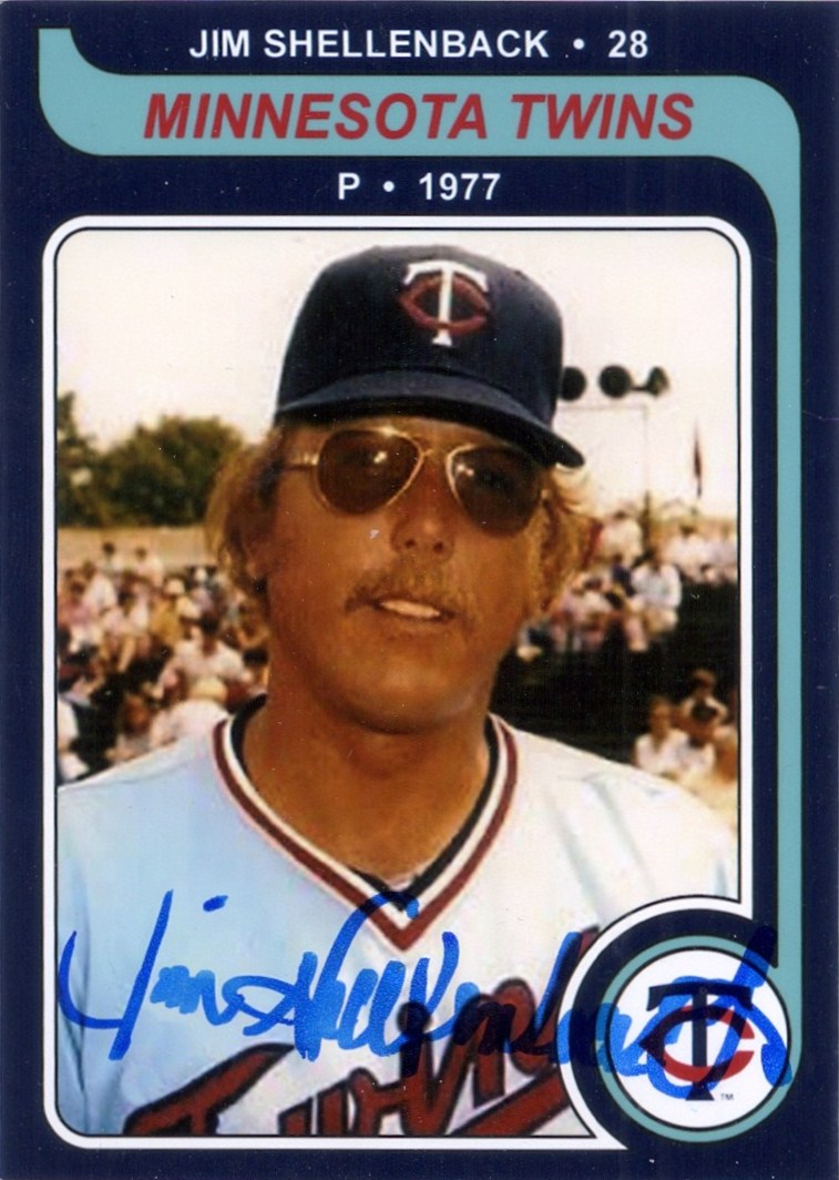 Minnesota Sports Autograph Project: JIM SHELLENBACK