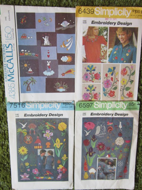 gold country girls: Embroidery Designs From Vintage Books and Patterns