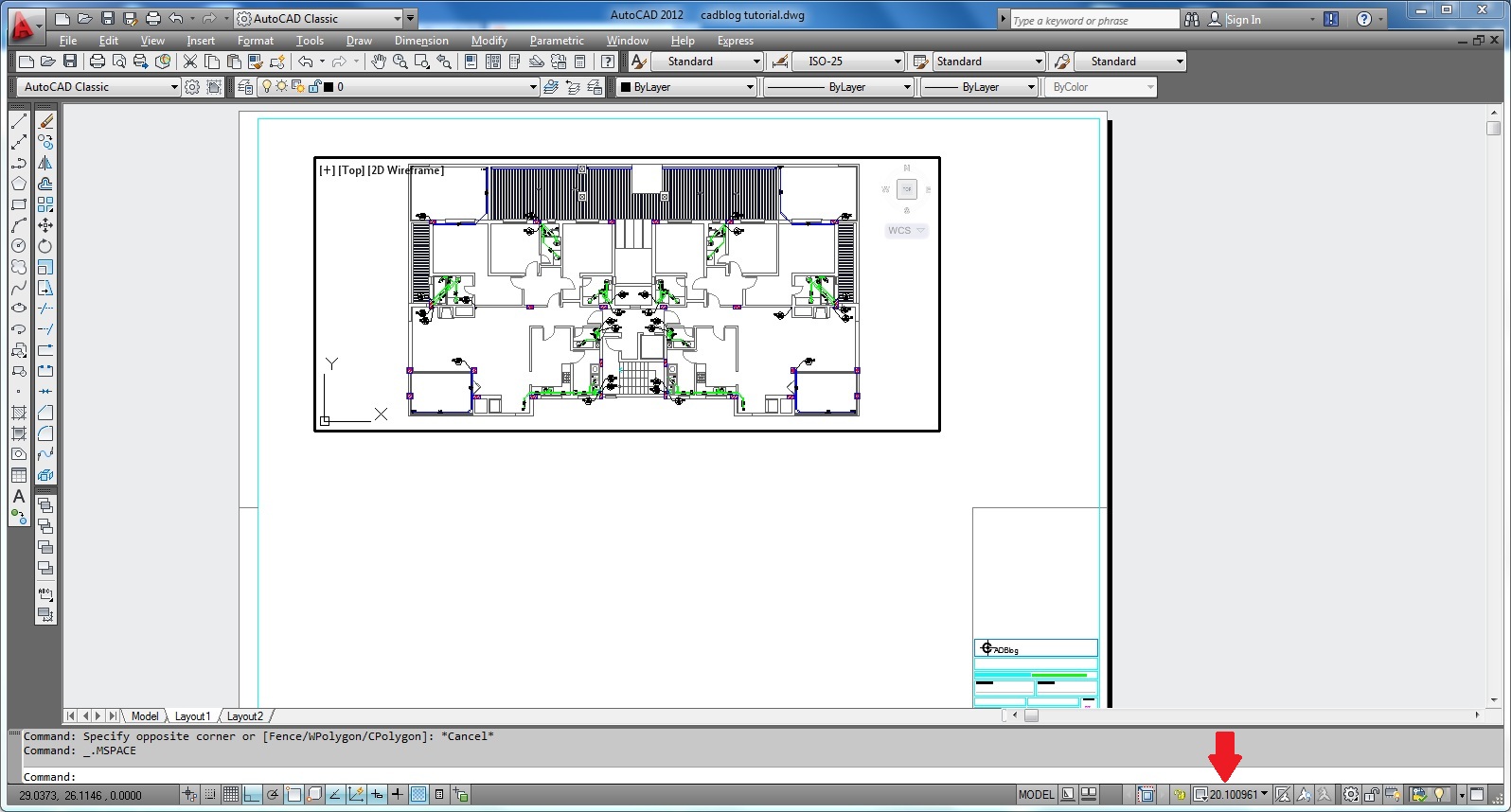 CADBlog: Plotagem em Layout no AutoCAD (Paper Space)