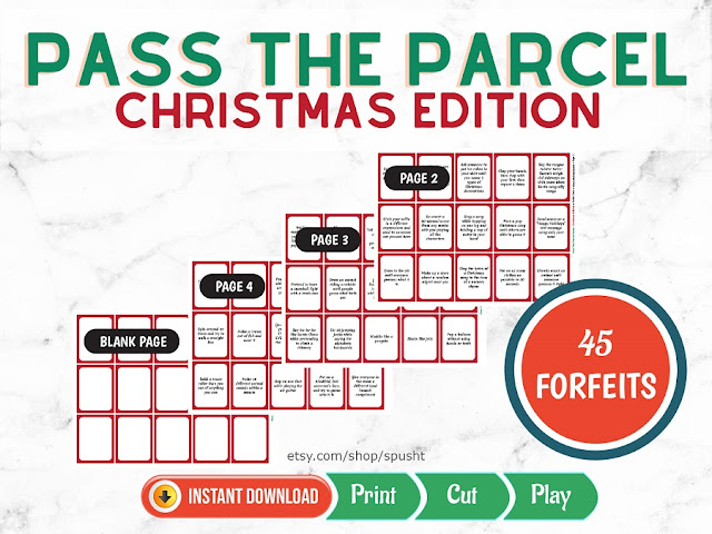 Keshalish Christmas Pass The Parcel Forfeits Christmas Party Game Idea keshalish-christmas-pass-the-parcel-forfeits-christmas-party-game-idea