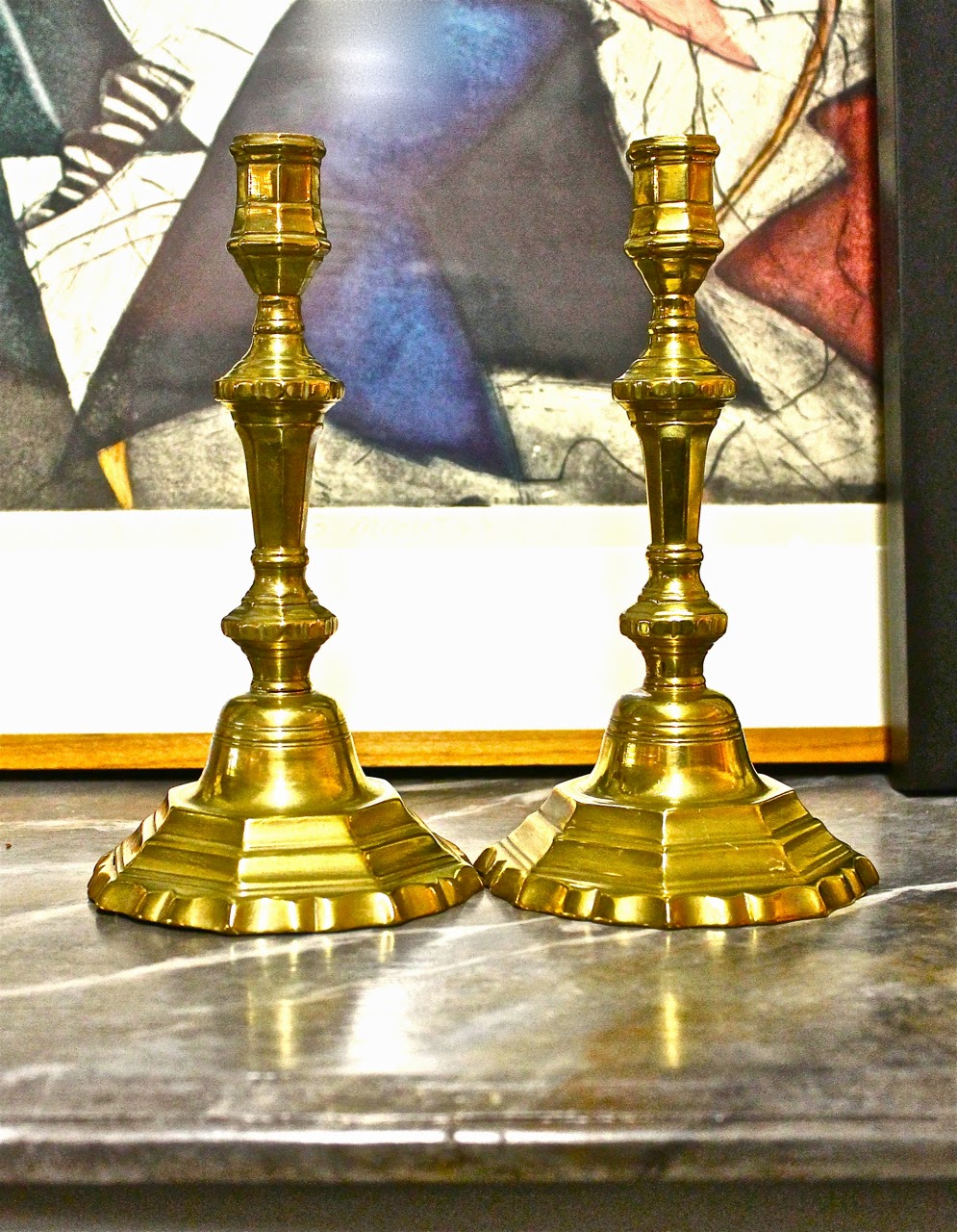 Jones and Cole: 18th c. FRENCH LOUIS XIV AND LOUIS XV CANDLESTICKS ...