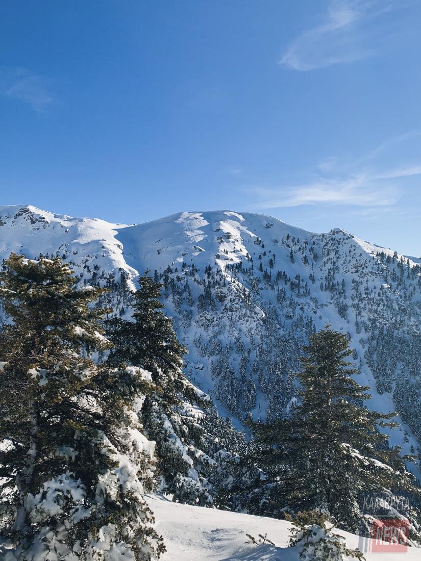 ΧΙΟΝΟΔΡΟΜΙΚΟ ΚΑΛΑΒΡΥΤΩΝ: Μαγικές εικόνες από το μυθικό βουνό ...